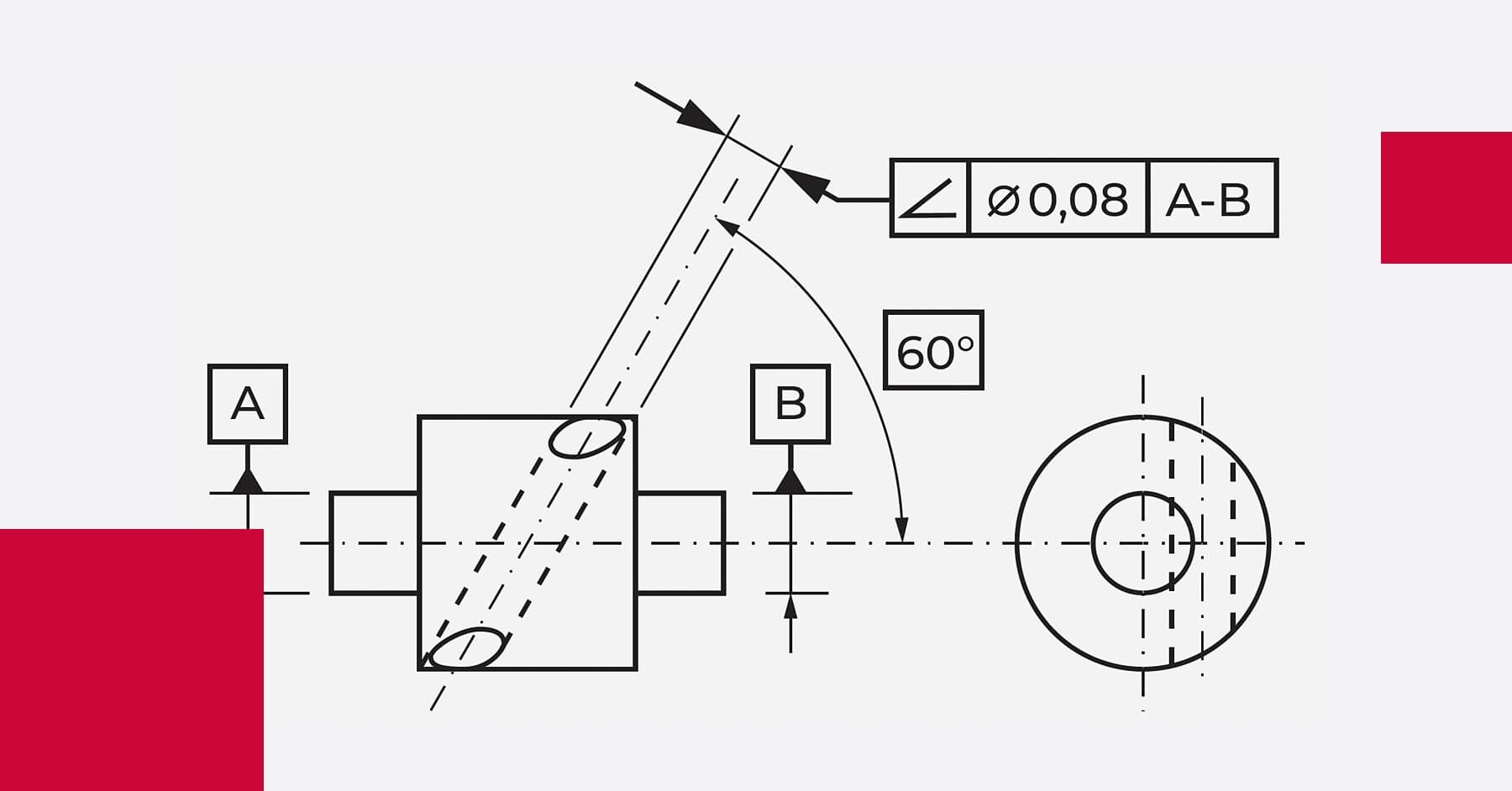 Tolerancje kierunku w normie ISO 1101